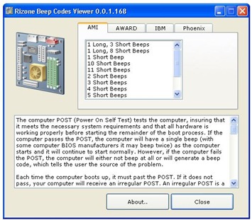 Saga's Blog: Software Untuk Mengetahui Arti Suara Beep dari Bios